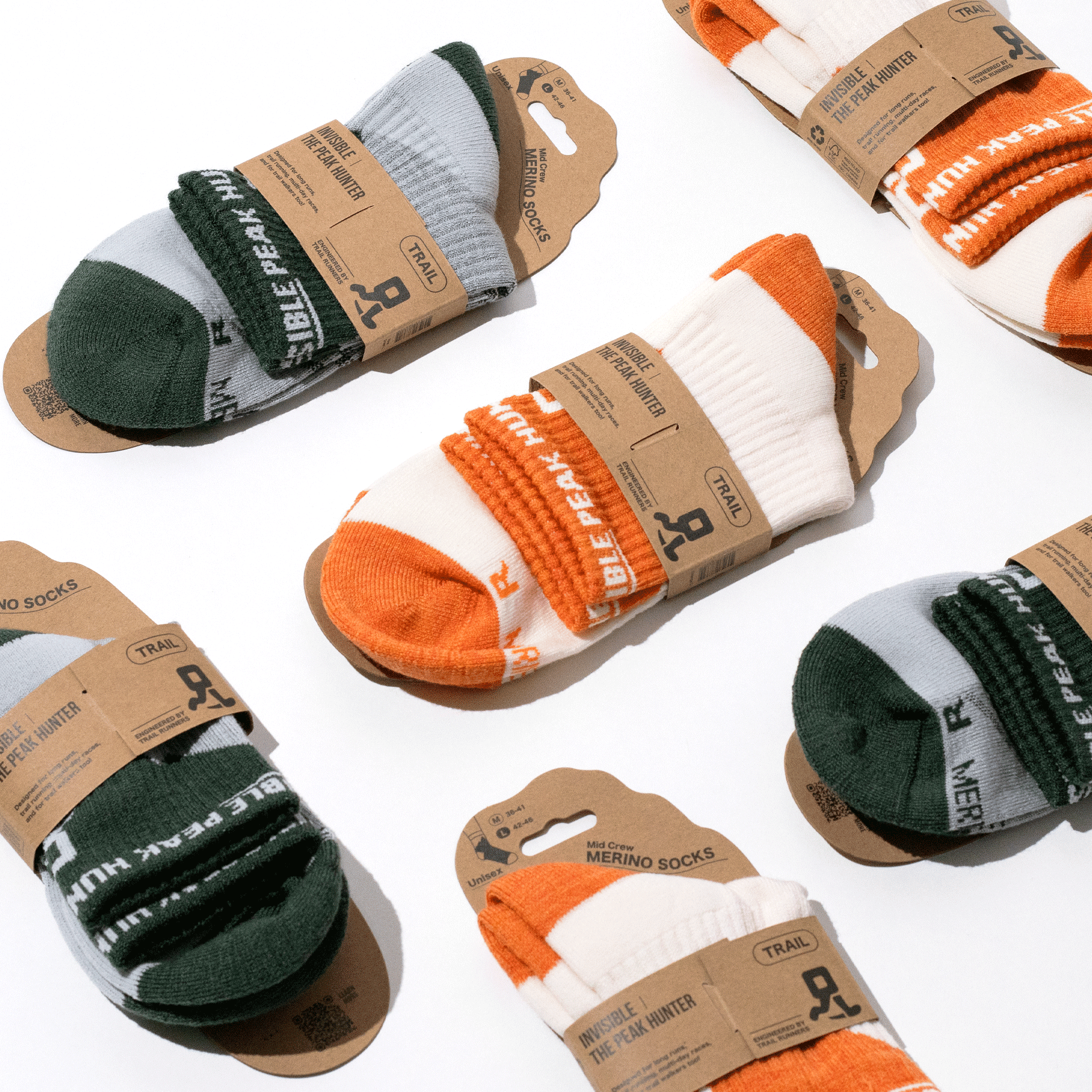 Invisible Merino Trail Running Socks: Prevent Blisters & Odorless ...