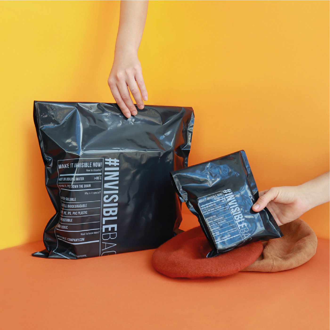 #INVISIBLEBAG Water Soluble Packaging | Invisible Company – INVISIBLE ...