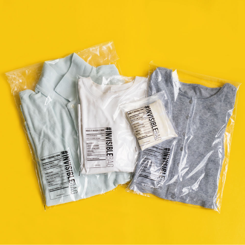 #INVISIBLEBAG: Biodegradable & Water-soluble Garment Bag – INVISIBLE ...
