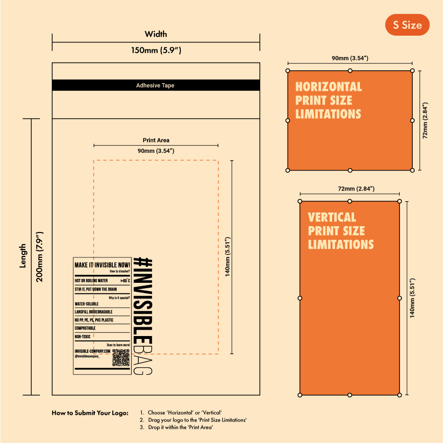 Custom #INVISIBLEBAG | Water-Soluble & Compostable Packaging ...