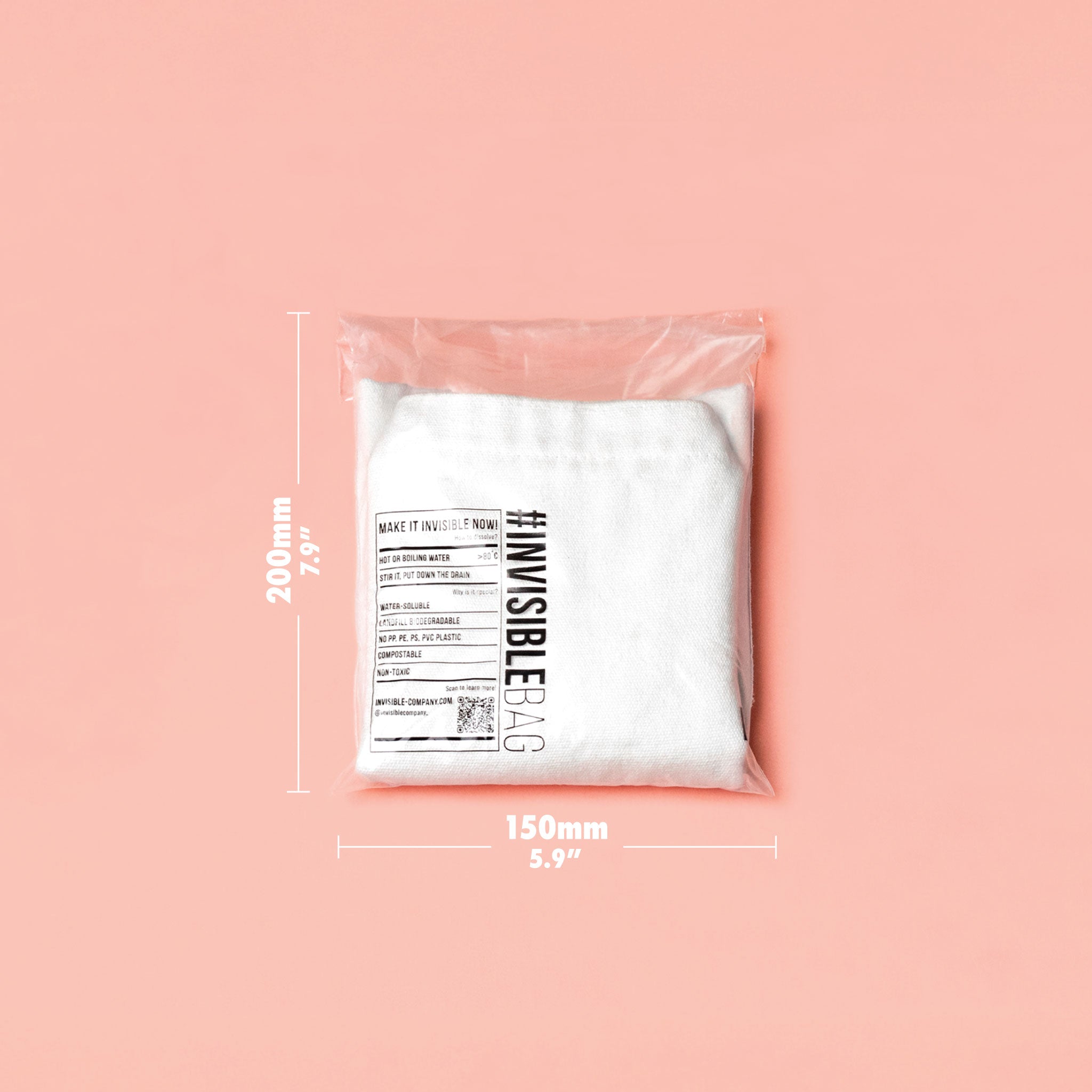 #INVISIBLEBAG | Water-Soluble & Compostable Garment Bag Packaging ...