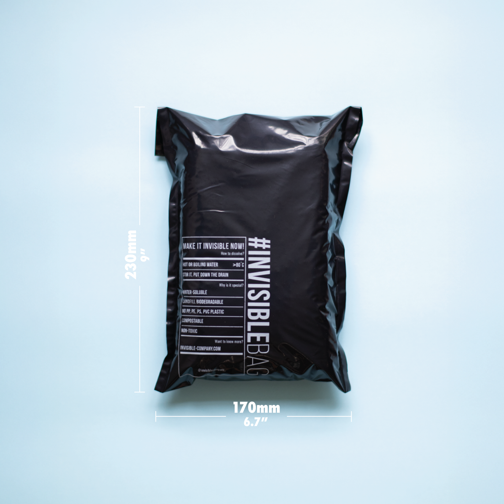 #INVISIBLEBAG | Water-Soluble & Compostable Mailer Packaging ...