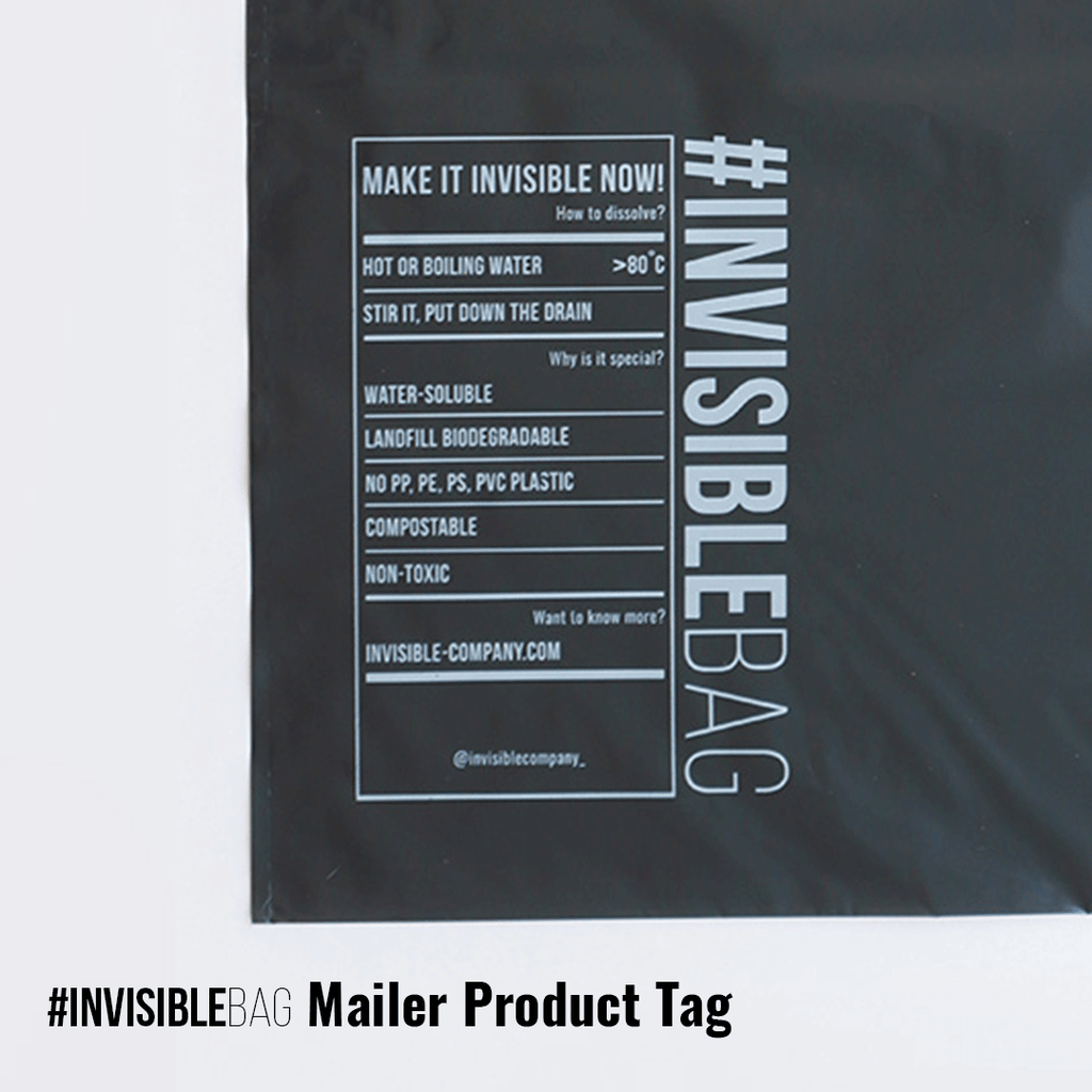 #INVISIBLEBAG | Water-Soluble & Compostable Mailer Bag Packaging ...